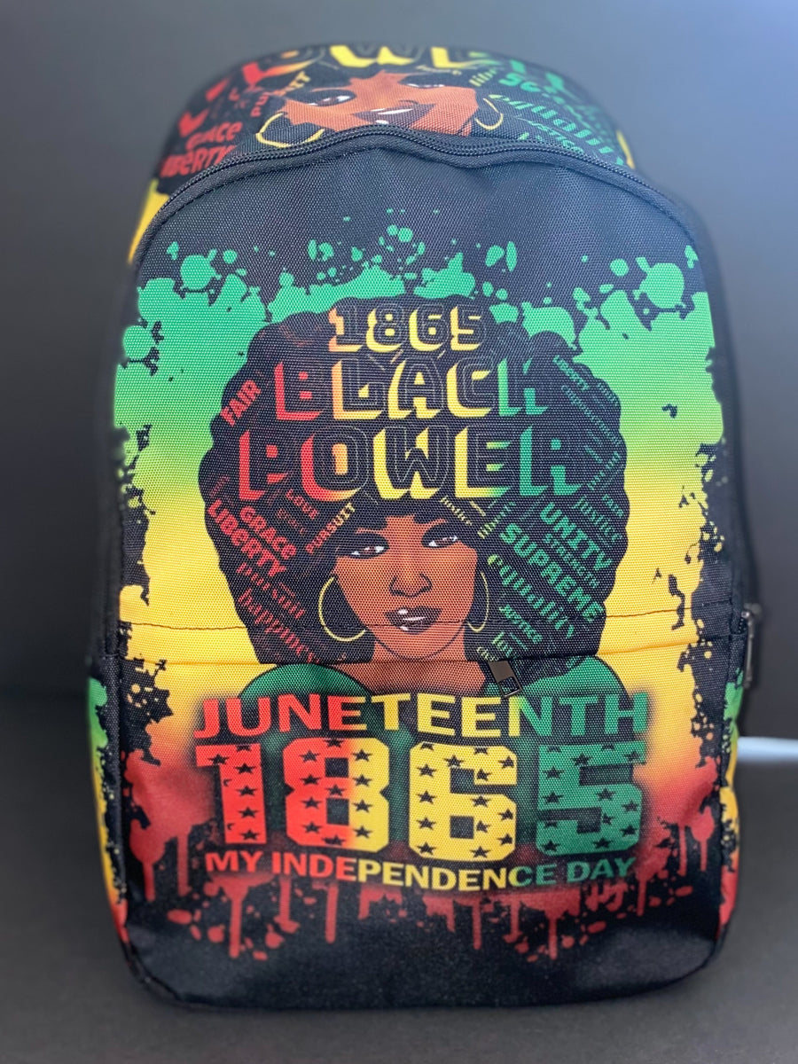 Juneteenth Backpacks – Uniquely Yours Tees and Things